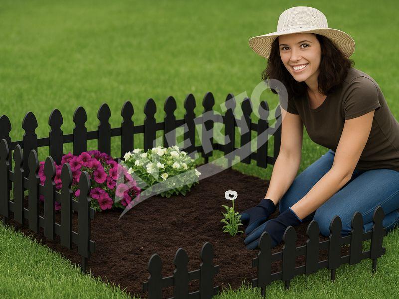 Modulārs dārza žogs 50x30 cm, pelēks | Averto