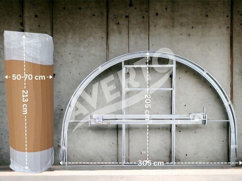 Siltumnīca TITAN 3x4 m – 4 mm polikarbonāts | Averto